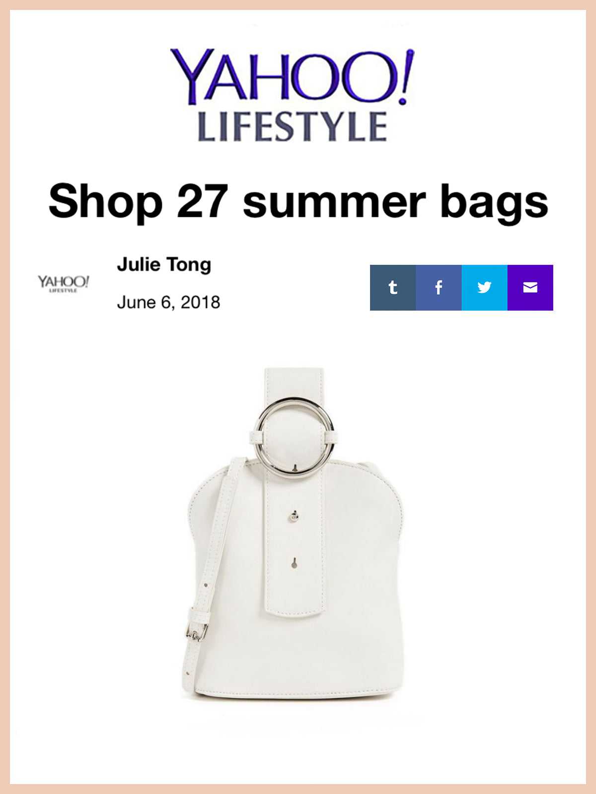 PARISA WANG | Shop 27 Summer Bags - YAHOO – Parisa Wang New York
